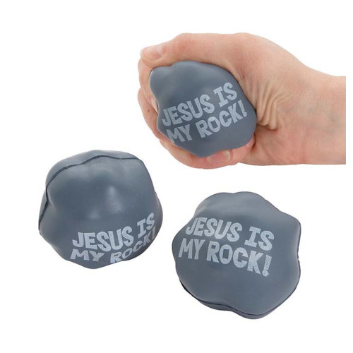 Jesus Is My Rock Stress Ball
