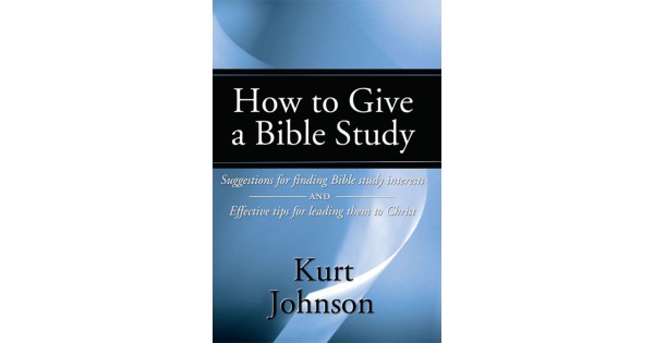 How to Give a Bible Study