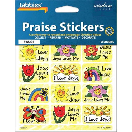 Stickers Praise Jesus Love