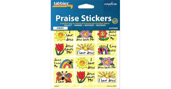 Stickers Praise Jesus Love